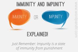 The distinction between immunity and impunity – Nevillegafa