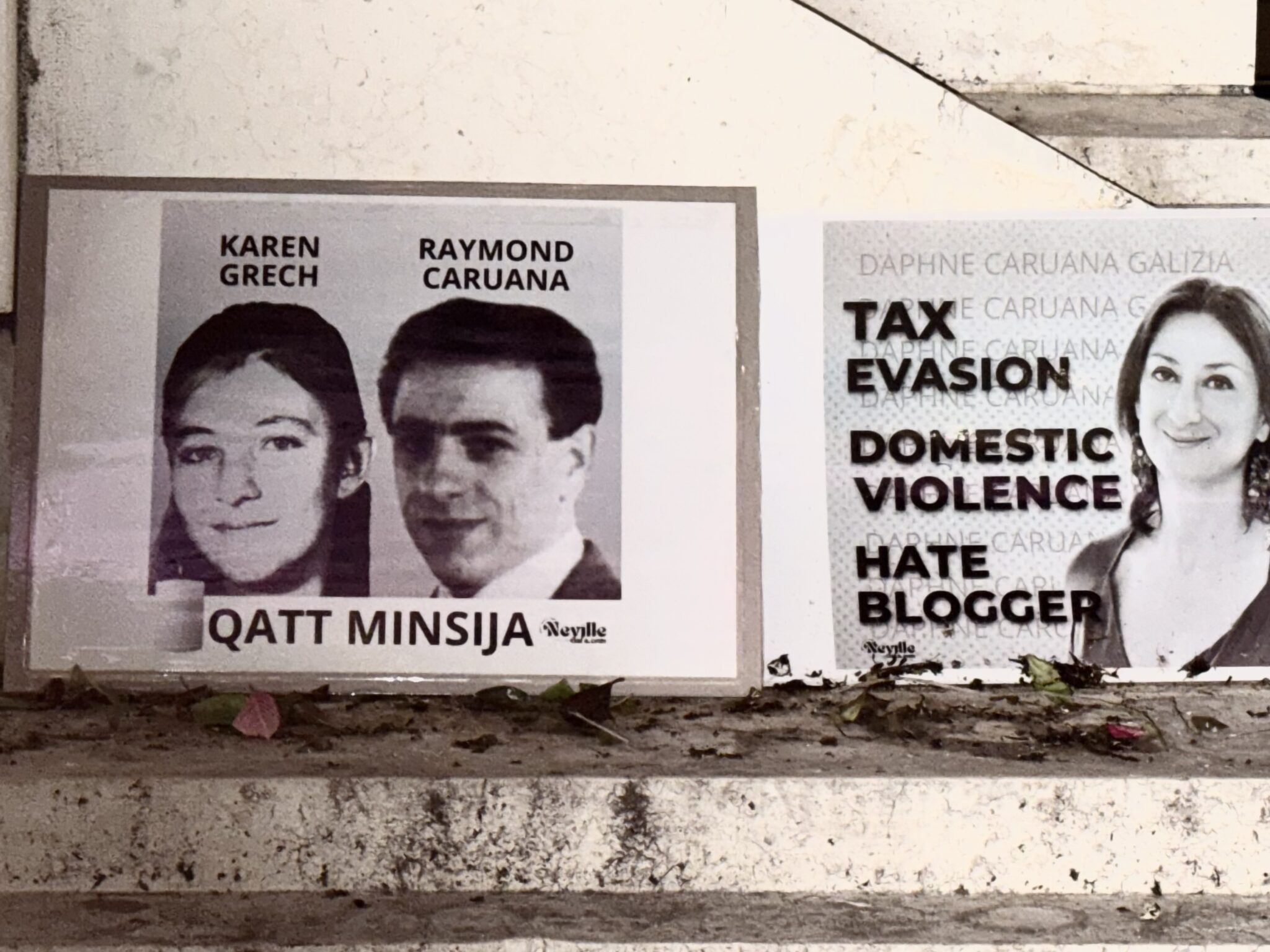 Karen Grech u Raymond Caruana fuq il-Monument tal- Assedju l-Kbir ...