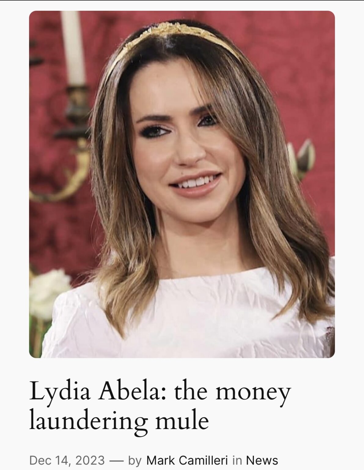 Solidarjetà ma Lydia Abela – Nevillegafa