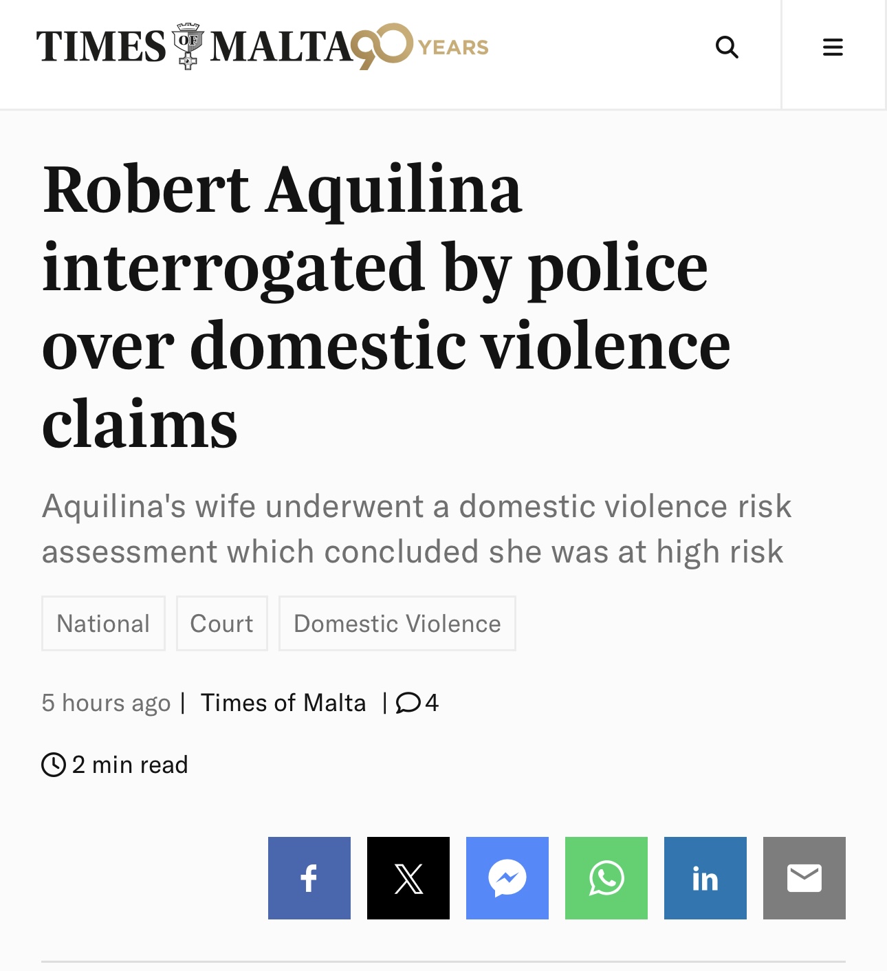 Robert Aquilina: The Rule of Law – The Very Banner You Love to Wave ...