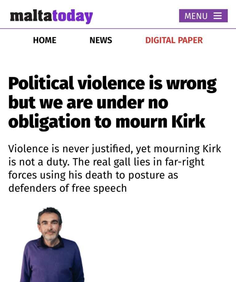 MaltaToday’s Fake Morality: Hate Blogger Glorified, Conservative ...